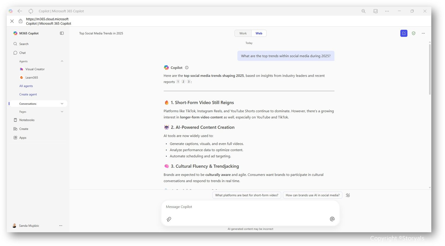 5-step User Guide for Microsoft 365 Copilot Chat