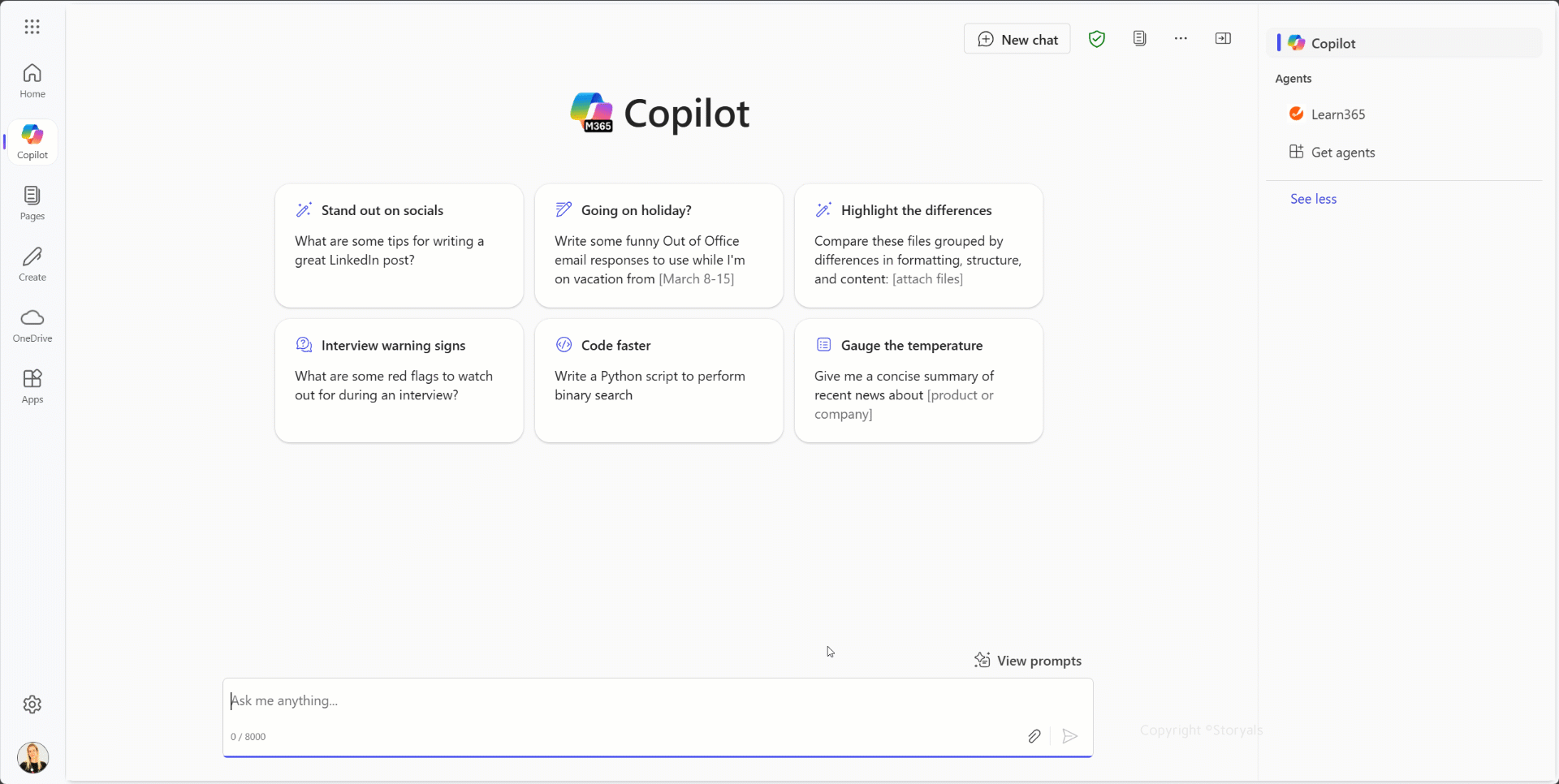 Get started with Copilot Pages
