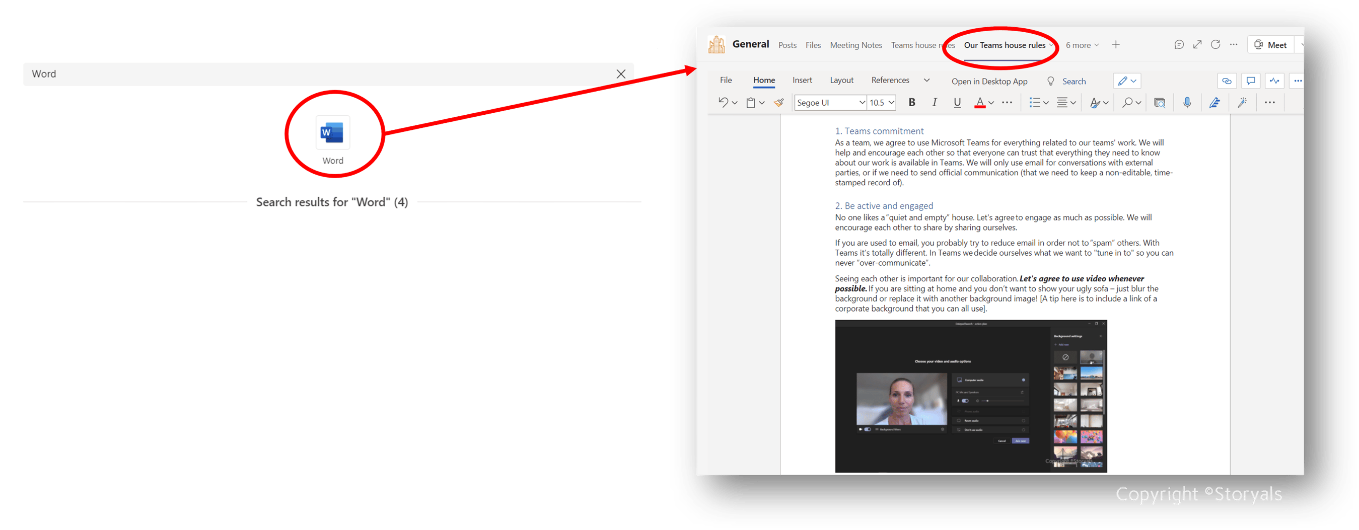 Microsoft Teams "House Rules" - Storyals Blog for Microsoft 365