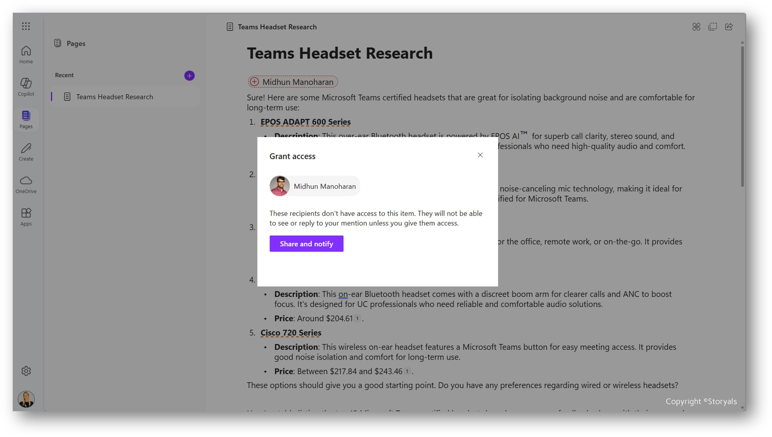 Get started with Copilot Pages