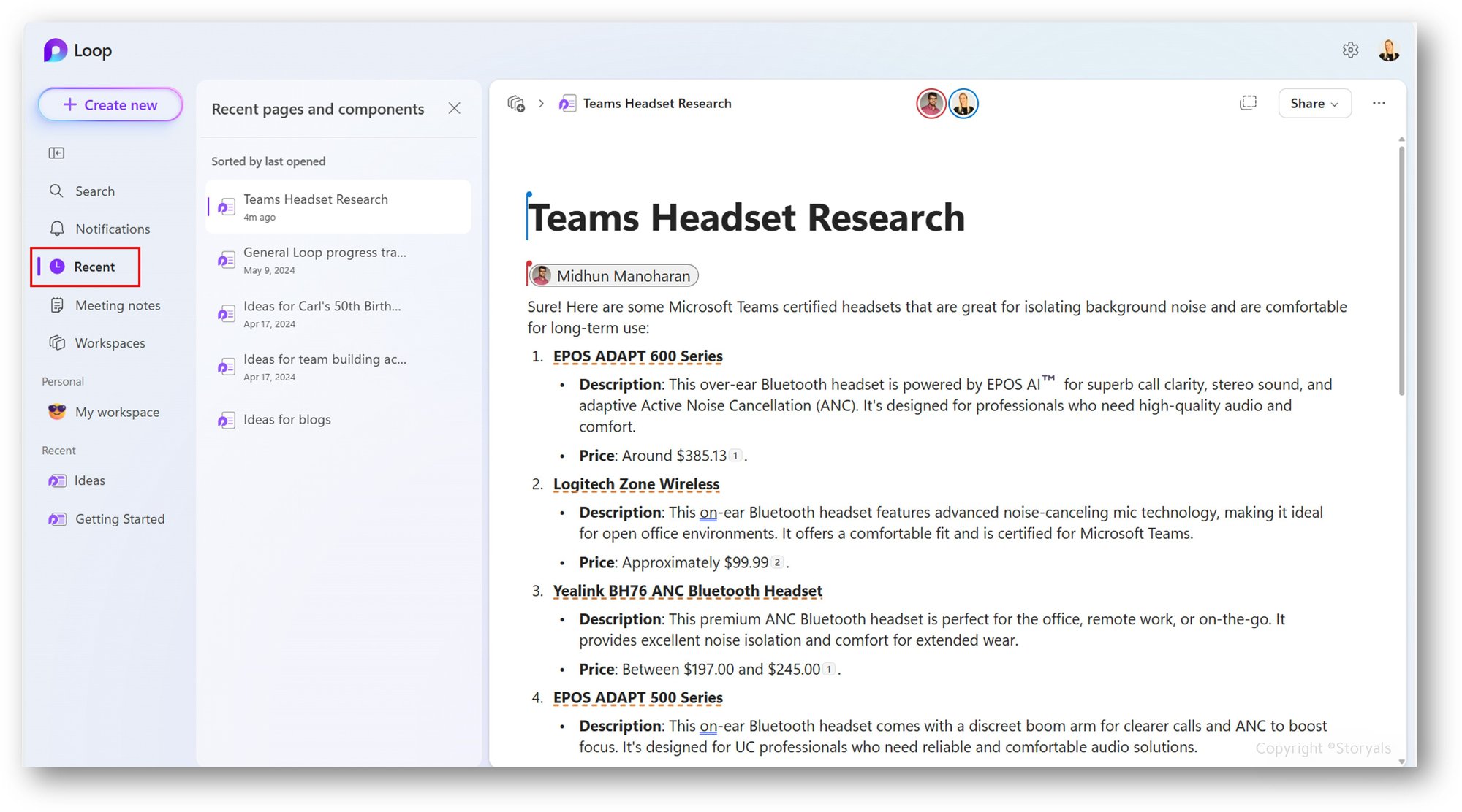 Get started with Copilot Pages