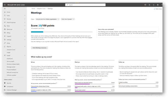 How to use Microsoft Adoption Score