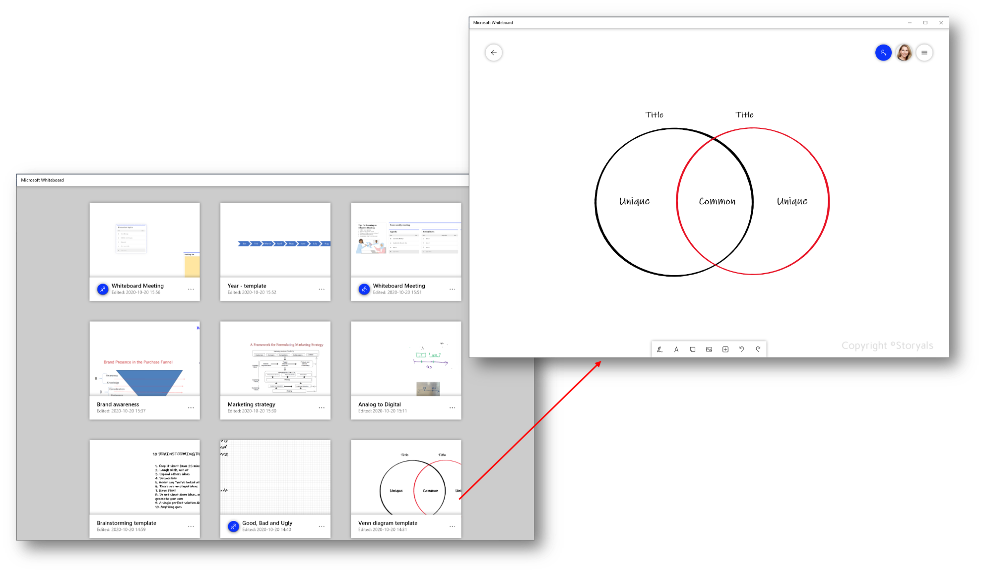 Take your meetings to the next level with Microsoft Whiteboard - Storyals