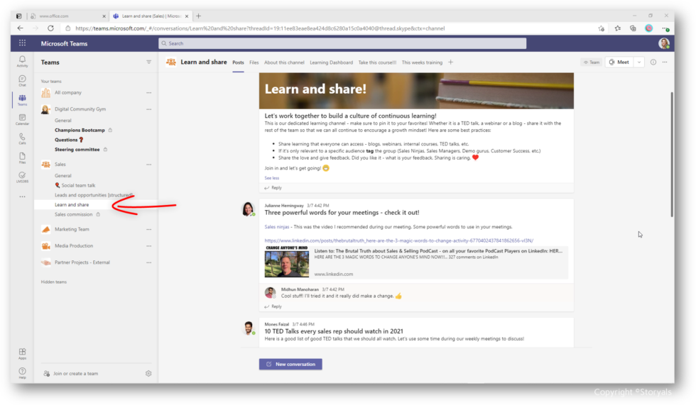 10 tips for making Teams the ultimate place for learning - Storyals Blog