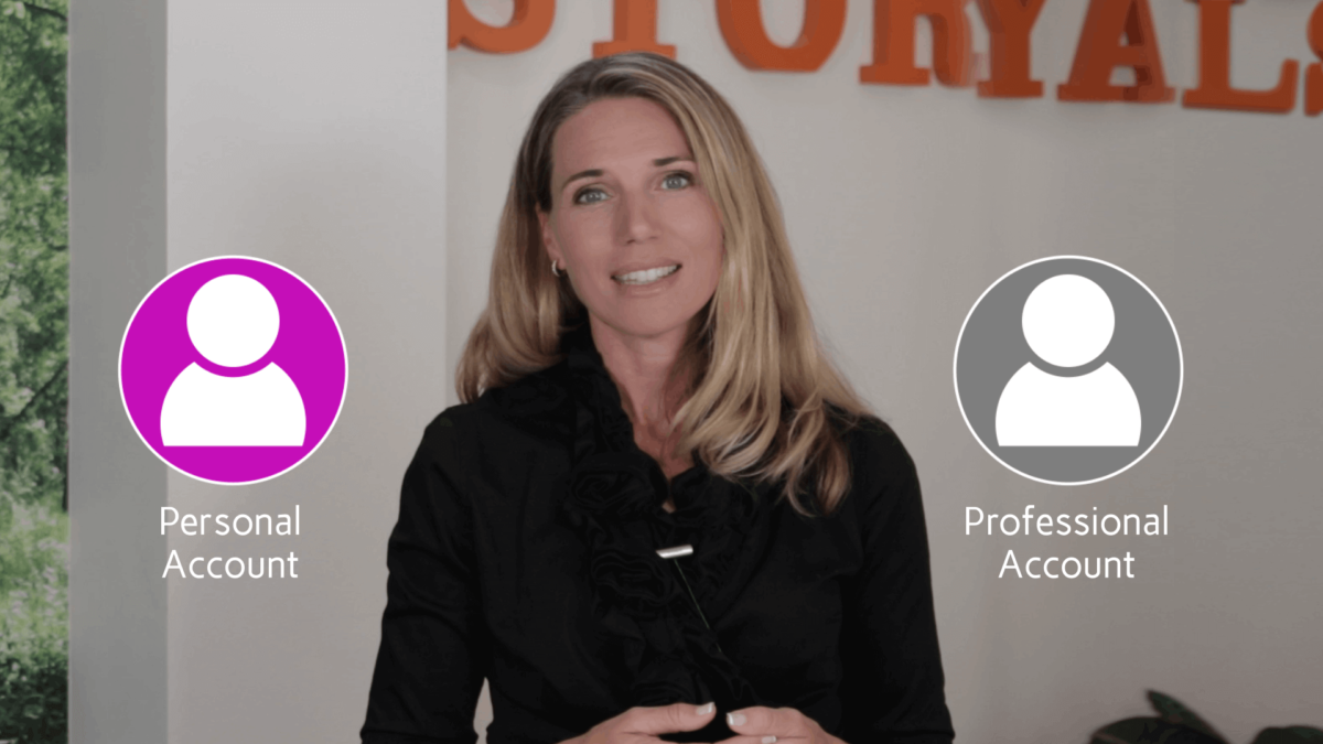 How to manage your private and professional online profiles - Storyals