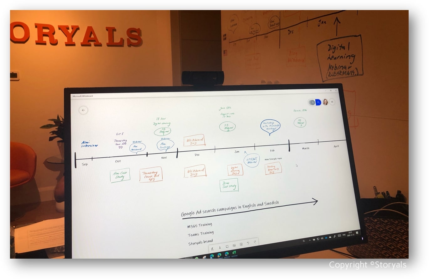 Take your meetings to the next level with Microsoft Whiteboard - Storyals